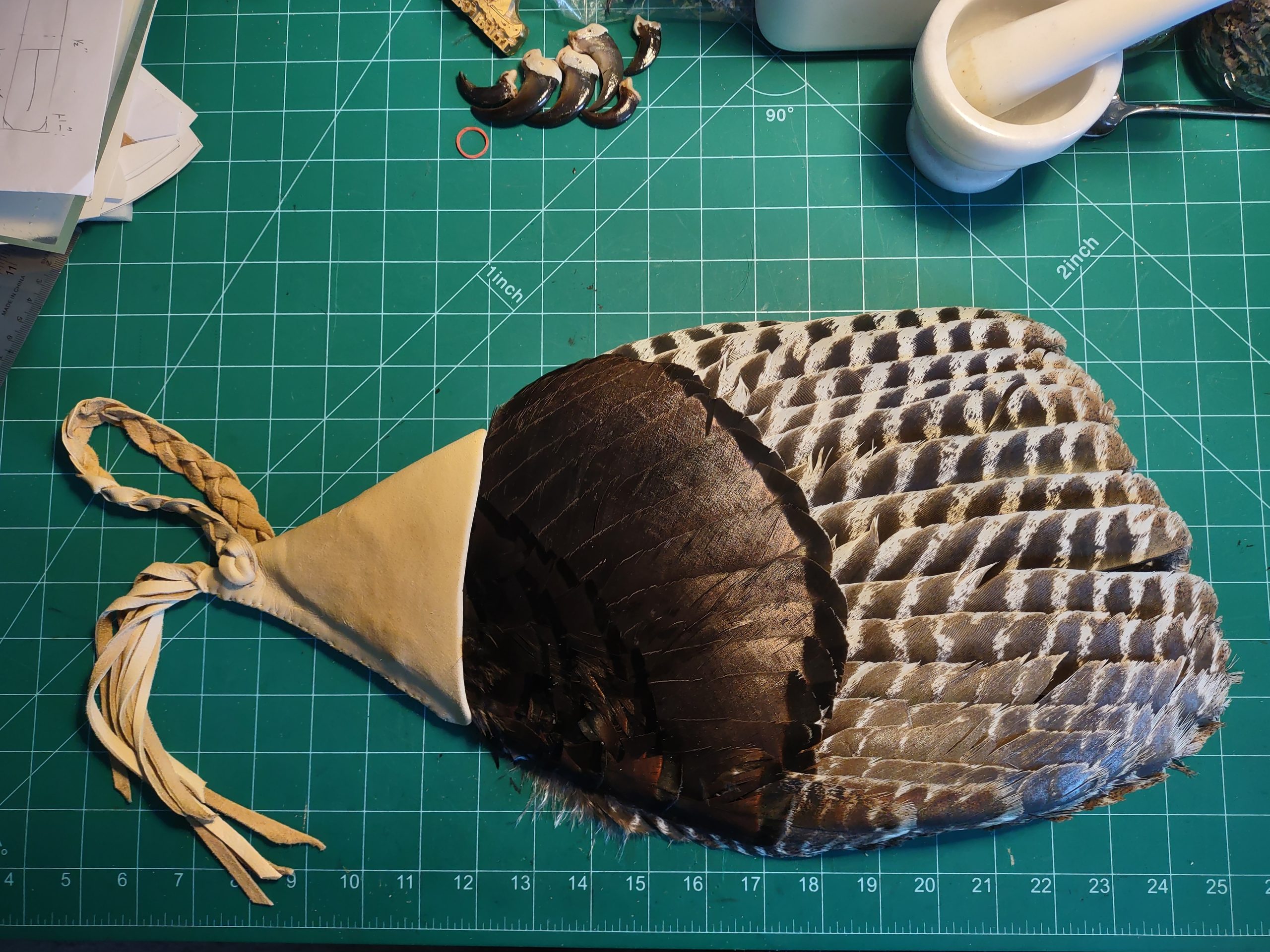 Wild Turkey Prayer Dance Fans - Tribal Canoe